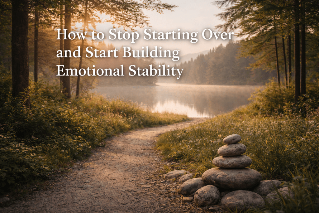 How to Stop Starting Over and Start Building Emotional Stability ...